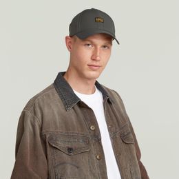 G-Star Raw Baseball Cap G-STAR "Originals Baseball Cap", Herren, asfalt, Web, Obermaterial: 54% Elastomultiester, 46% Polyester, unifarben, Caps, mit Label-Aufn&auml;her