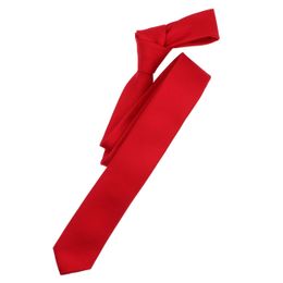 Krawatte Venti "Venti Krawatte uni", Herren, rot (sattes rot), 70% Polyester, 30% Seide, Krawatten