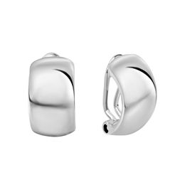Paar Ohrh&auml;nger Vivance "925/- Sterling Silber rhodiniert glanz", wei&szlig;, Ohrringe, Damen, one-size, Silber 925 (Sterlingsilber)