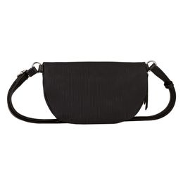 Bauchtasche Tom Tailor Denim "Rosie Cord", Damen, Gr. B/H/T: 25cm x 16cm x 9cm, schwarz, Polyurethan, clean, gepflegt, unifarben, Taschen, funktional und aus Kunstleder in Winteroptik aus Cord