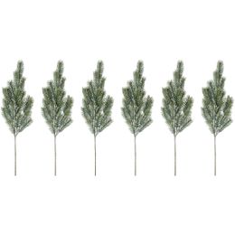 Winterliche Kunstpflanze Creativ green "Weihnachtsdeko", gr&uuml;n, H:60cm, Kunststoff, Kunstpflanzen, Zweig, 6 St&uuml;ck im Set