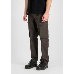 Cargohose Alpha Industries "Division Pant", Herren, Gr. L, Normalgr&ouml;&szlig;en, grauschwarz, Obermaterial: 100% Baumwolle, Hosen Cargohose