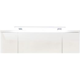 LED Spiegelleuchte TRENDTEAM, kaltwei&szlig;, B:11cm H:5cm L:60cm, Leuchten, L&auml;nge 60 cm - LED Badaufbauleuchte mit kaltem Licht - Mit Schalter