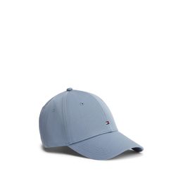 Baseball Cap Tommy Hilfiger "TH FLAG COTTON 6 PANEL CAP", Herren, brisk blau, Web, Baumwolle, Caps, Klemmverschluss, Logopr&auml;gung UNISEX