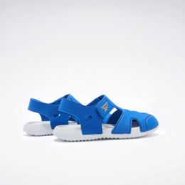 Trainingsschuh Reebok "Reebok SUNKISSED SANDAL", Kinder, Gr. 27,5, wei&szlig; (optimumblau, elextricamber, ftwrwei&szlig;), Schuhe