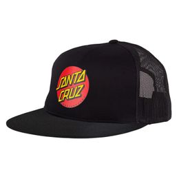 Baseball Cap Santa Cruz "CLASSIC DOT MESH CAP", Herren, schwarz (schwarz, schwarz), Obermaterial: 50% Baumwolle, 50% Polyester, Caps