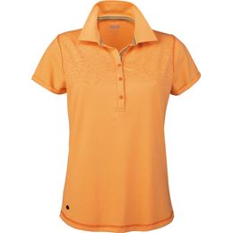 Funktionsshirt LPO "CHARLOTTE WOMEN", Damen, Gr. 46 (L), mock orange, 50% Baumwolle, 50% Polyester, regular fit, Shirts Funktionsshirt, Auch in Gro&szlig;en Gr&ouml;&szlig;en erh&auml;ltlich