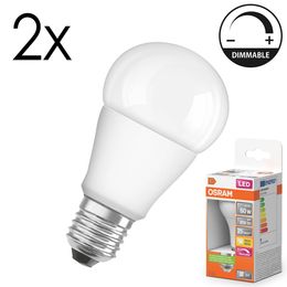 Osram LED E27 2er Set 9 Watt 2700 Kelvin 806 Lumen