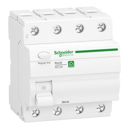 Schneider Electric Fehlerstrom-Schutzschalter 3P+N, 40A, 30mA R9R22440)