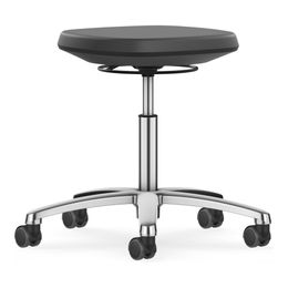 bimos Industrie- und Laborhocker Labsit mit Rollen Sitz-H. 450-650 mm Skintec (9127-4000-521)