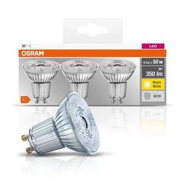 LEDVANCE Osram 3er Set LED GU10 4,3 Watt 2700 Kelvin 350 Lumen
