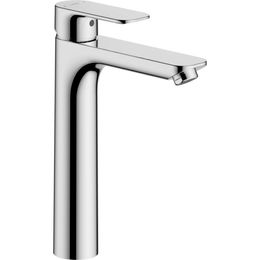 Hansa HansaBASIC Waschtischarmatur 55472203 ohne Ablaufgarnitur, flexible Druckschl&auml;uche, Ausladung 150mm, chrom
