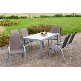 Gartentischgruppe Amalfi Taupe