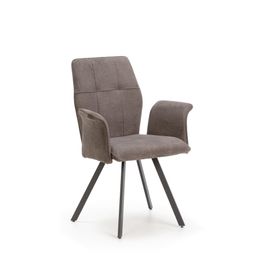 ESSZIMMERSTUHL Mery Grau 62/60/47 cm 2er-Set