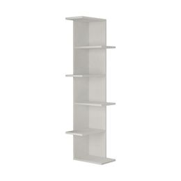 ECKREGAL 6 Regale wei&szlig; H141 cm - Saso