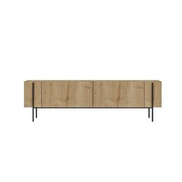 TV-M&Ouml;BEL mit 2 klappbaren T&uuml;ren und Metallf&uuml;&szlig;en 31,4/160/45,6 cm