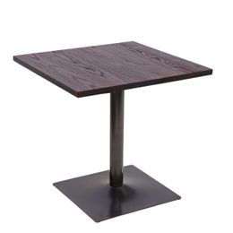 MCW BISTROTISCH eckig Dunkelbraun