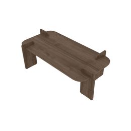 COUCHTISCH mit rechteckiger Tischplatte und abgerundeten Kanten 120/60/35 cm