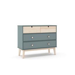 KOMMODE Estefania Gr&uuml;n 100/40/81 cm