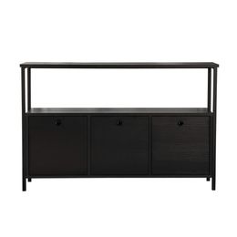 SIDEBOARD mit 3 T&uuml;ren und 1 oberer Ablagefl&auml;che 120/29,5/77 cm