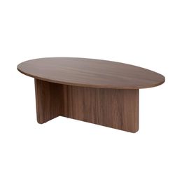 COUCHTISCH mit ovaler Platte L125 cm 65/120/40 cm