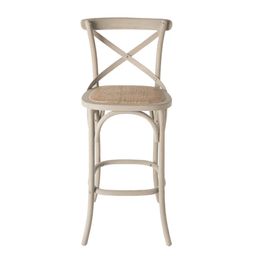 Signature BARHOCKER aus massivholz und wiener geflecht - bistrot 110/50/51 cm