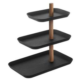 Yamazaki SCHMUCKST&Auml;NDER 3 etagen mit drehbaren tabletts - 25/16/25,5 cm