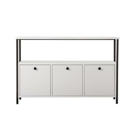 SIDEBOARD mit 3 T&uuml;ren und 1 oberer Ablagefl&auml;che 120/29,5/77 cm
