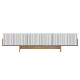 TV-M&Ouml;BEL mit 3 abklappbaren T&uuml;ren gestreift 30/180/44,6 cm