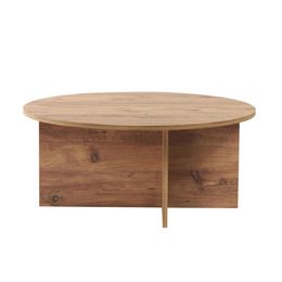 COUCHTISCH mit abgerundeter Platte - soleil 90/90/40 cm