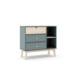 KOMMODE Estefania Gr&uuml;n 90/40/81 cm