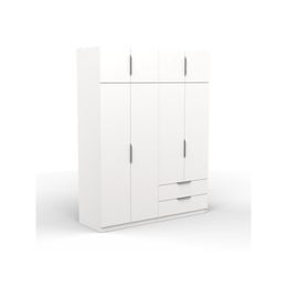 Demeyere KLEIDERSCHRANK 8 T&uuml;ren und 2 Schubladen L157,3 cm - Ghost