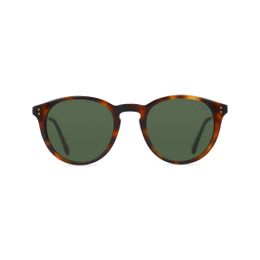 Polo Ralph Lauren PH4239U | Herren-Sonnenbrille | Fassung: Vollrand, Panto, Acetat, Rot Havanna | Glasfarbe: Gr&uuml;n