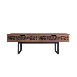 COUCHTISCH mit 2 Schubladen - Ana&euml;lle - 120/59/39.5 cm
