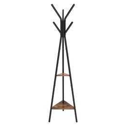 GARDEROBENST&Auml;NDER mit 2 Regalen - H179 cm