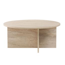 COUCHTISCH mit abgerundeter Platte - soleil 90/90/40 cm