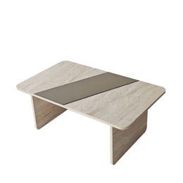 COUCHTISCH mit rechteckiger Spiegelplatte 100/60/40 cm