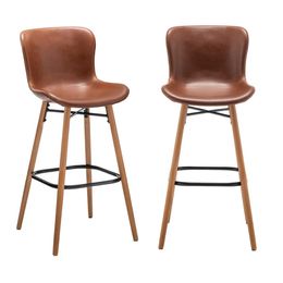 BARHOCKER (2er-set) braun - loft 51/46/105 cm
