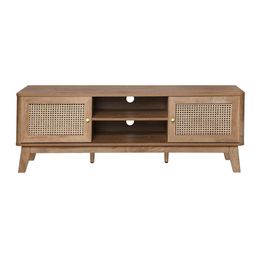TV-M&Ouml;BEL 2 t&uuml;ren mit rattan-geflecht palmo 39/49/140 cm