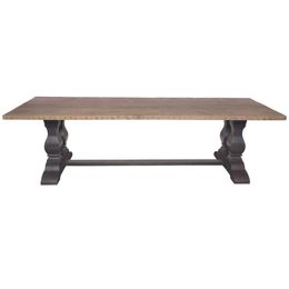 Signature ESSTISCH aus massivem Kiefernholz mit Alt-Holzf&uuml;&szlig;en L280 cm