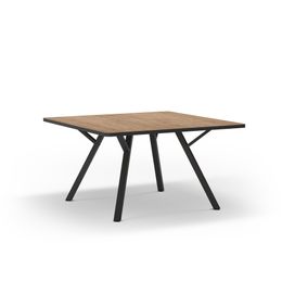 ESSTISCH Beni Braun 136/136/77 cm