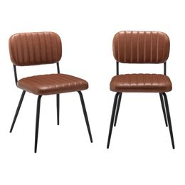ESSZIMMERST&Uuml;HLE (2er-set) braun sparte 56/45/79 cm