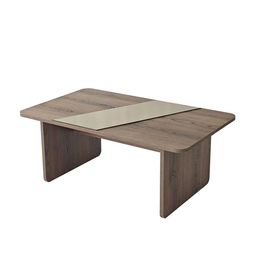 COUCHTISCH mit rechteckiger Spiegelplatte 100/60/40 cm
