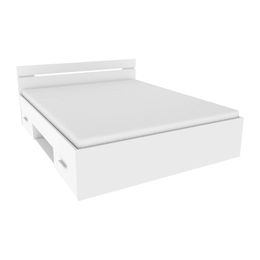 BETT 160x200 cm 2 schubladen und 1 fach - michigan 164,5/204,3/74,2 cm