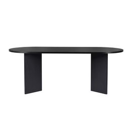 ESSTISCH mit ovaler Tischplatte L200 cm 90/200/75 cm