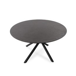 ESSTISCH mit Metallbeinen 120/76/120 cm