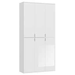 Dreht&uuml;renschrank Projekt X ca. 91x193 cm Wei&szlig;
