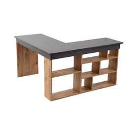 ECKSCHREIBTISCH mit stauraum - organis 130/50/72 cm