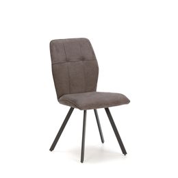 ESSZIMMERSTUHL Mery Grau 47/60/48 cm 4er-Set