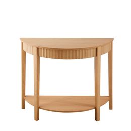 ABGERUNDETE Konsole mit Welleneffekt und 2 Ebenen bologne 100/40/76 cm